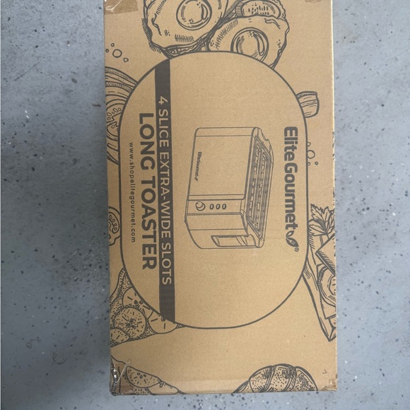 Elite Gourmet | Kitchen | 4slice Long Toaster Silver | Poshmark